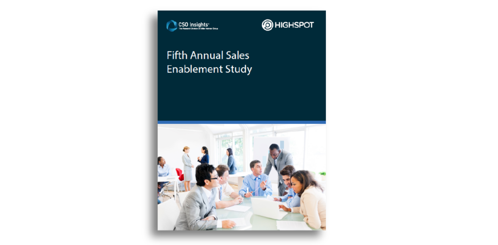 Sales Enablement Study from CSO Insights & Highspot - Highspot