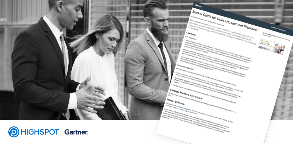 2019 Gartner Market Guide for Sales Engagement Platforms | Highspot